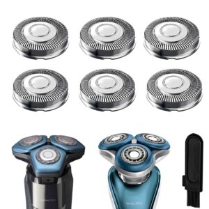 sh71 replacement heads compatible with philips norelco shaver series 7000 and 5000 triple razor with durable sharp blade,comfortcut replacement blades,razor blade for philips norelco s7782 s7788