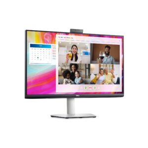 Dell S2722DZ 27-inch QHD 2560 x 1440 75Hz Video Conferencing Monitor, Noise-Cancelling Dual Microphones, Dual 5W Speakers, USB-C connectivity, 16.7 Million Colors, Silver (Latest Model) (Renewed)