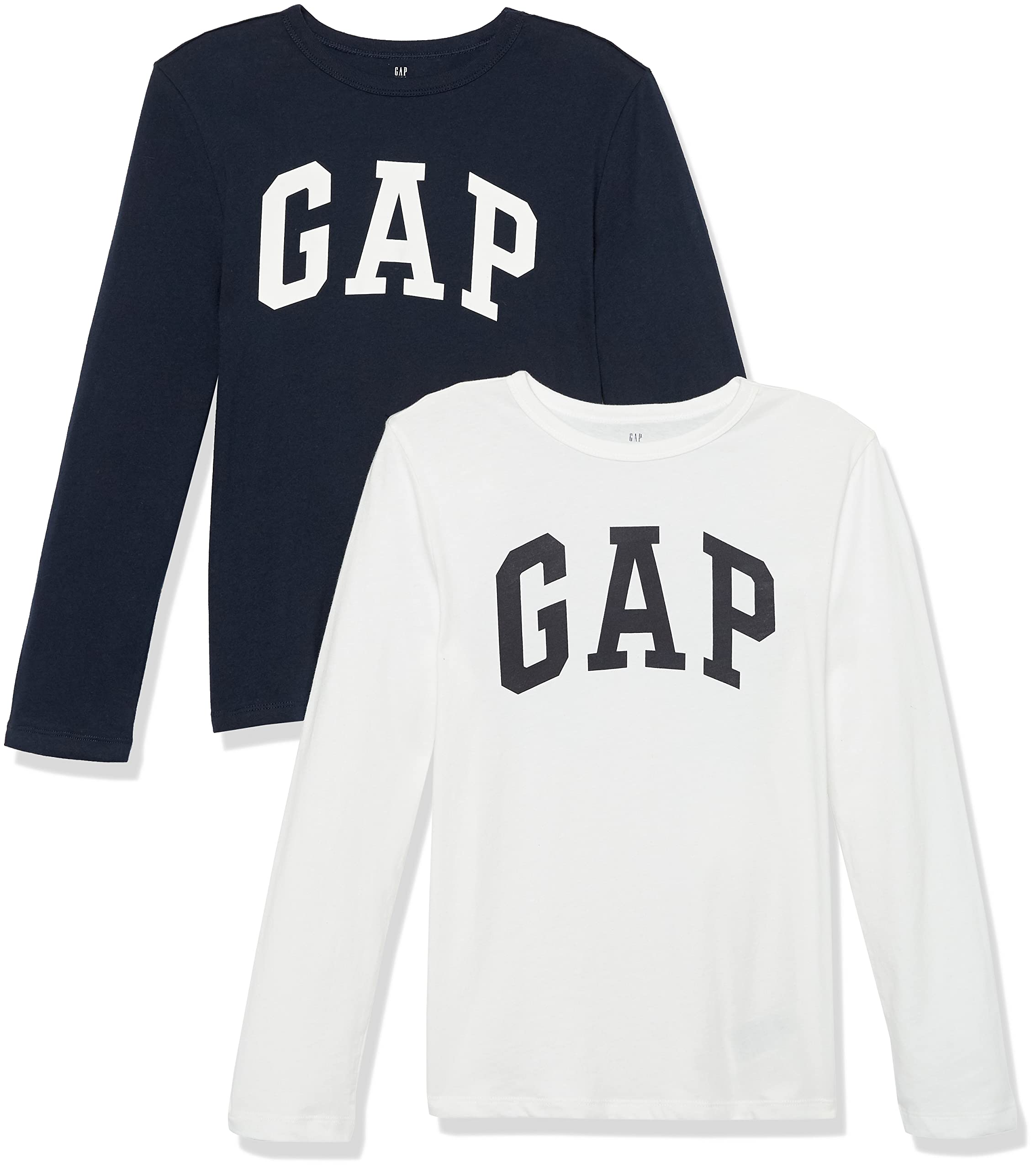 GAP Baby Boys Long Sleeve Logo T-Shirt T Shirt, Blue Galaxy, 12-18 Months US