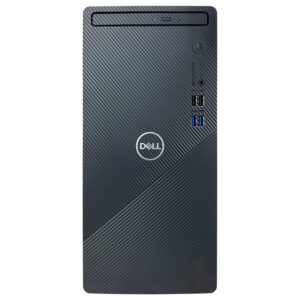 dell inspiron i3891 desktop computer - 11th gen intel 6-core i5-11400 up to 4.40 ghz processor, 8gb ddr4 memory, 256gb ssd, intel uhd graphics 630, dvd burner, windows 11 home, black