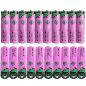 WELLVEUS 30Pack 3.6 Volt Lithium Battery Replacement Battery for Tadiran TL-5903 SL-360 for Siemens S7-400 PLC Machine