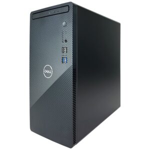 Dell Inspiron i3891 Desktop Computer - 11th Gen Intel 6-Core i5-11400 up to 4.40 GHz Processor, 8GB DDR4 Memory, 256GB SSD, Intel UHD Graphics 630, DVD Burner, Windows 11 Home, Black