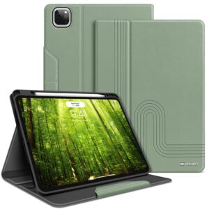 h holimet case for ipad pro 12.9 2022 6th/5th/4th/3rd generation 2021 2020 2018 with pencil holder shockproof folio cover for ipad pro 12.9 inch, auto sleep/wake, vegan leather