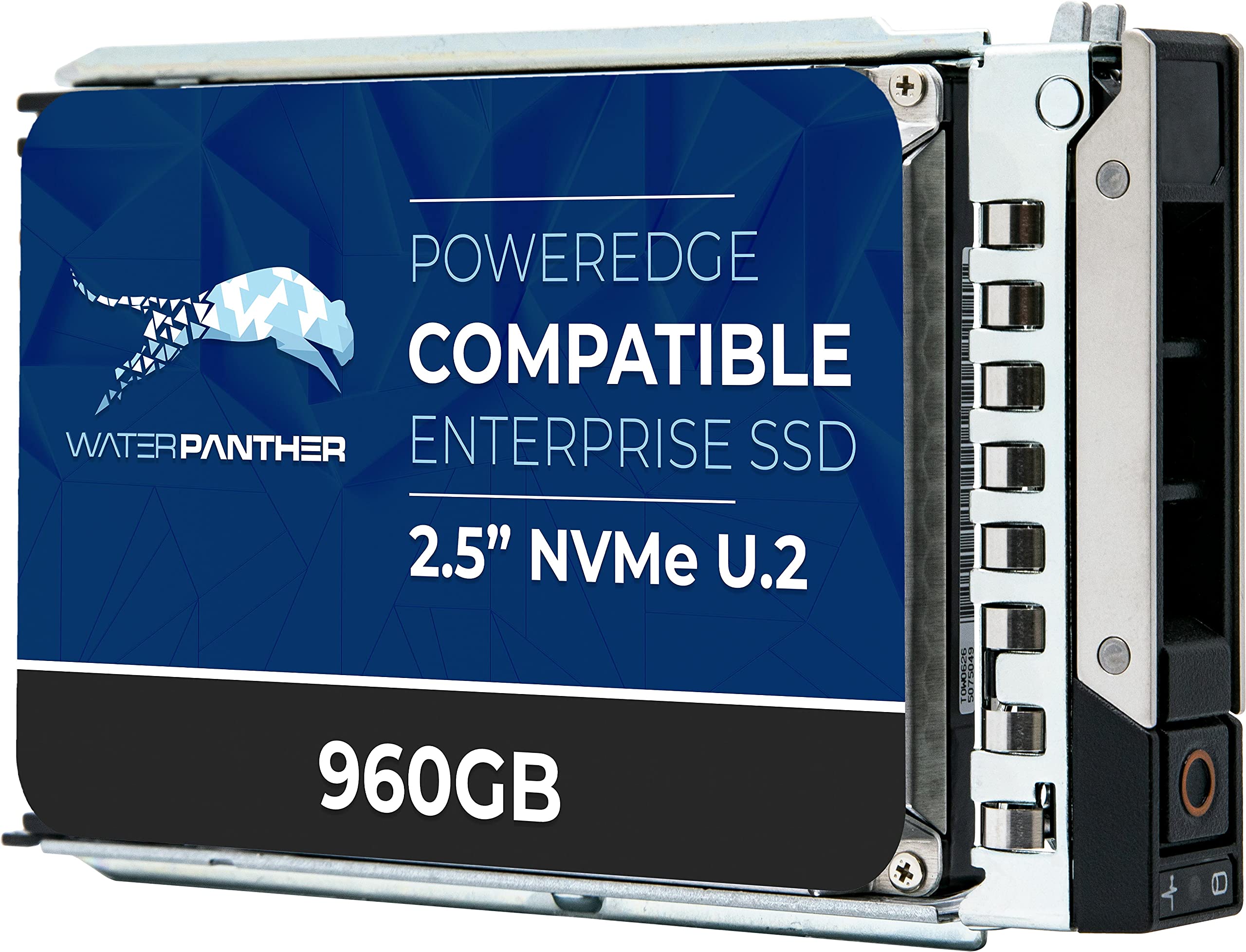 8TB PCIe Gen3 x4 NVMe U.2 2.5" SSD for Dell PowerEdge Servers | Enterprise Solid State Drive in 14G 15G Tray Compatible in R7525 R6525 R650 R750 R750xs Rack Servers