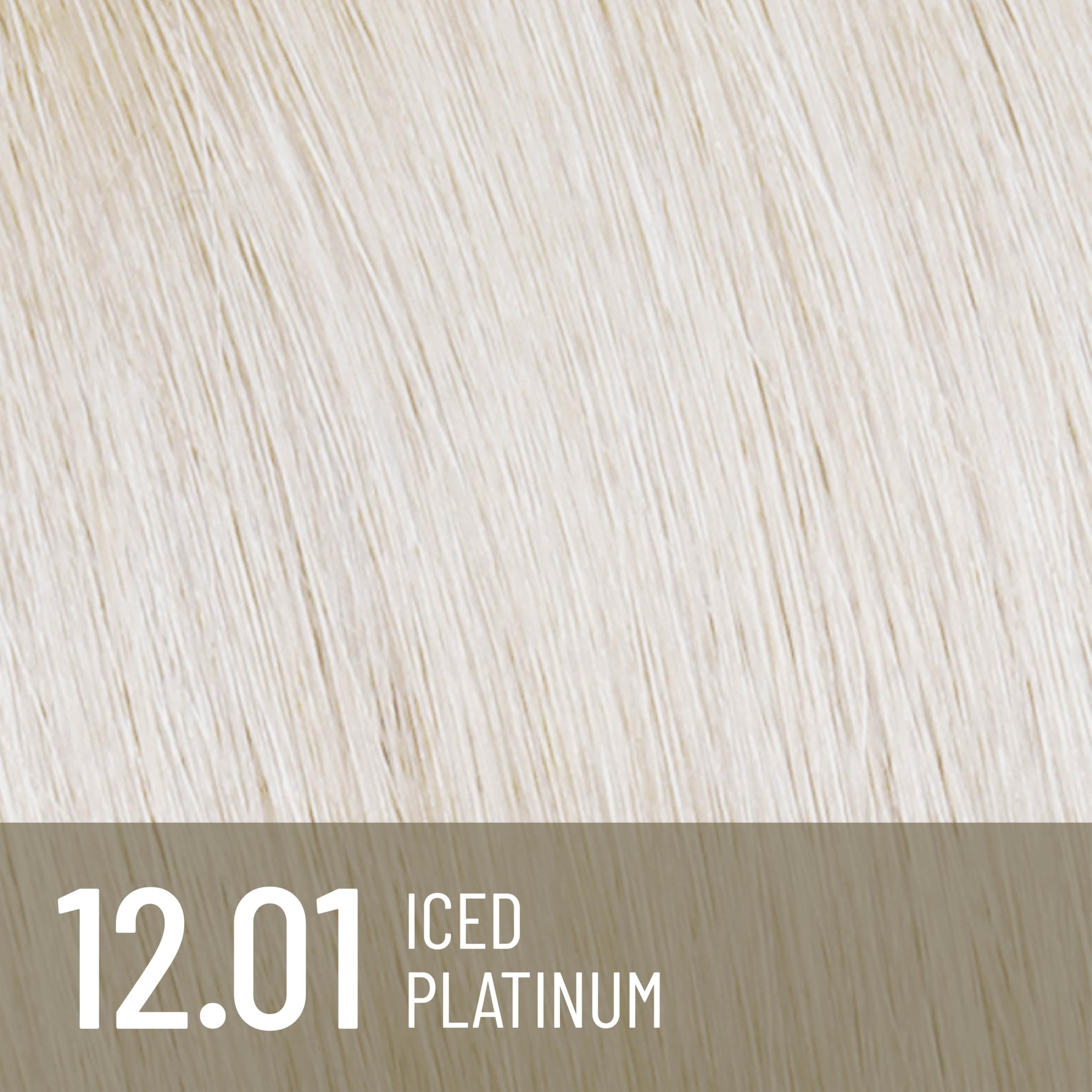 Il Salone Milano Plex Rebuilder Permanent Hair Color Cream - 12.01 Iced Platinum Professional Hair Dye Kit for a Natural Gloss & Glaze - Paraffin, Paraben, and Alcohol Free