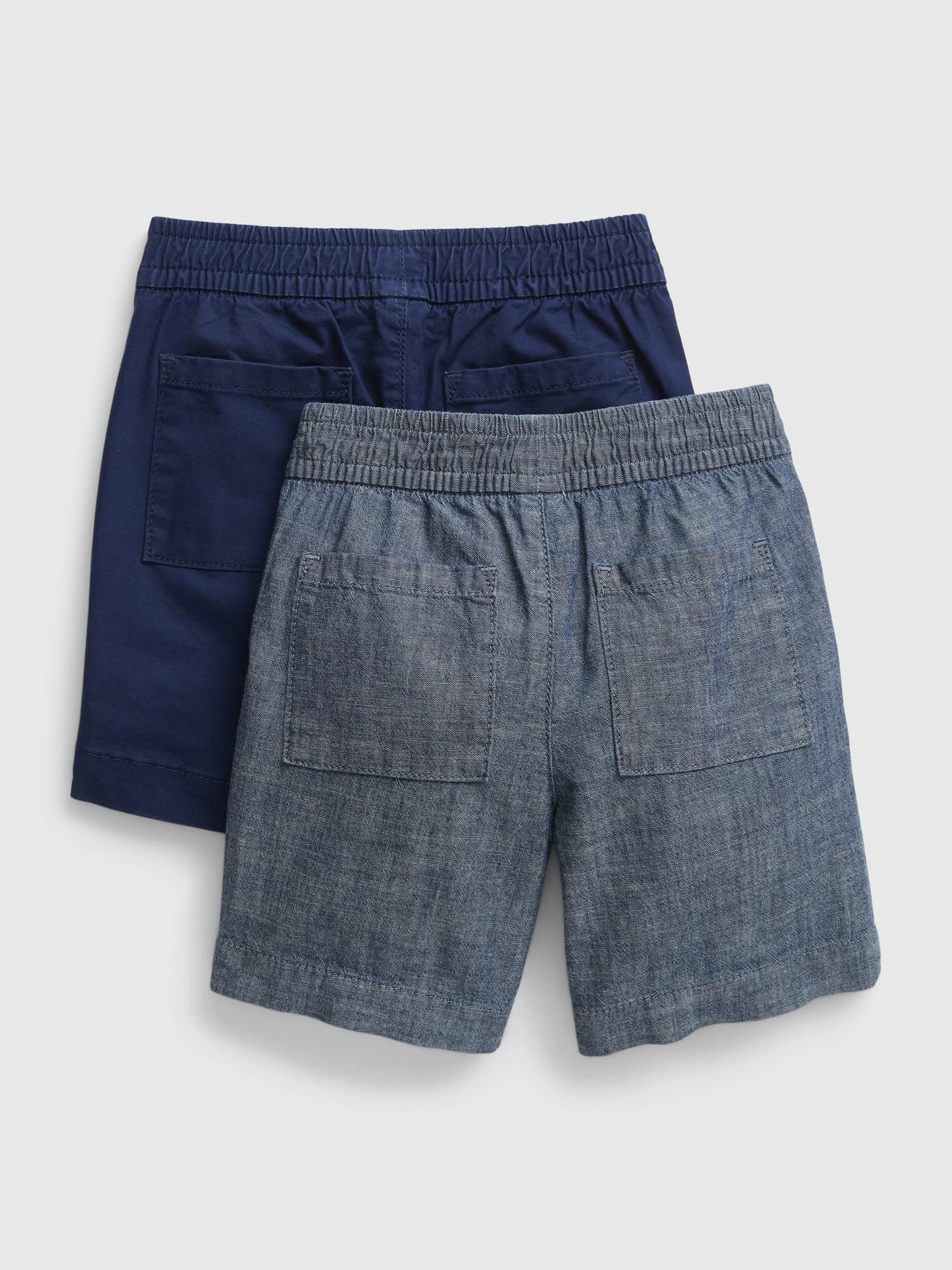 GAP Baby Boys Easy Pull-on Shorts, Elysian Blue, 12-18 Months US