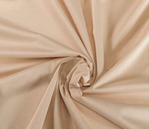 pul p.u.l. 1 mil poly-urethane laminated diaper cover water resistant nude sand neutral solid fabric by the yard