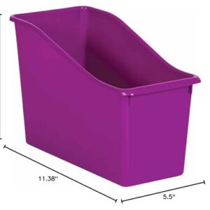 Teacher Created Resources® Purple Plastic Book Bin, 1 Count (Pack of 1)