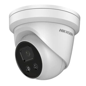 Hikvision PCI-T18F4S AcuSense 8MP IR Deep Learning Outdoor Network Turret Dome Camera with 4 mm Lens (Renewed)