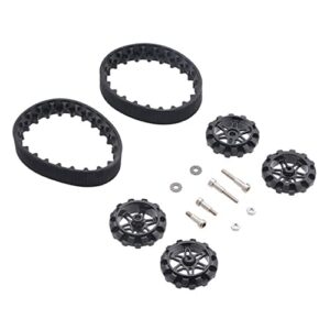 pololu corporation 22t track set - black (pack of 5)-3030