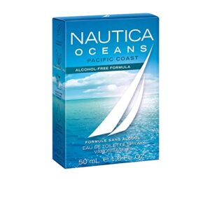 Nautica Oceans Pacific Coast Eau de Toilette 1.6 fl oz (Pack of 1), Notes of Apple, Cyclamen, and Amberwood, Men's Fragrance, Long Lasting, Everyday Fragrance, Travel Size