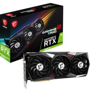 MSI GeForce RTX 3090 Ti 24GB GDRR6X 384-Bit HDMI/DP Nvlink Tri-Frozr Ampere Architecture OC Graphics Card (RTX 3090 Ti Gaming X Trio 24G)