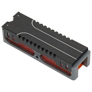 M.2 2280 SSD Solid State Drive Heatsink, 58 Exhaust Vents Reduce Noise PWM Intelligent Fan, Save Energy SSD Cooler