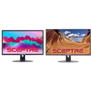 sceptre 22-inch 75hz full hd led monitor 24-inch 99% srgb full hd led monitor