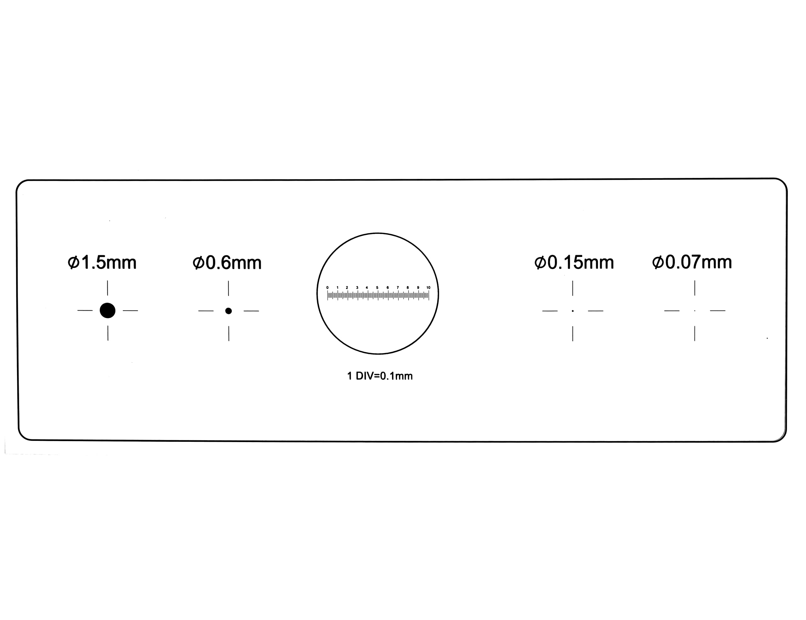 TOSUKKI Microscope Calibration Ruler Slide,4-Scales and 0.1mm Line Resolution,Microscope Calibration Grid/Microscope Camera Calibration Slide/Microscope Reticle/Micrometer Ruler for Microscope