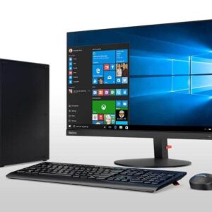 Lenovo ThinkCentre M910s SFF Desktop Computer PC,Intel i5-7500 up to 3.8GHz, 32GB DDR4 RAM,New 1TB NVMe M.2 SSD,Build in WiFi BT,DVD-RW,Wireless Keyboard & Mouse,Windows 10 Pro(Renewed)