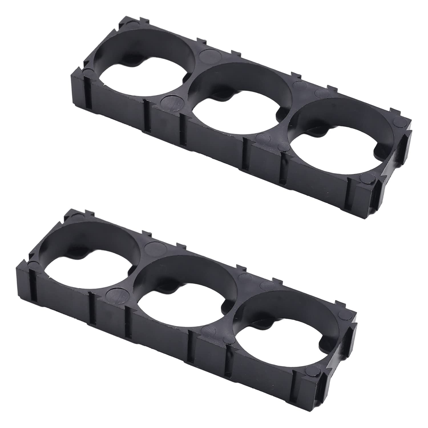 50Pcs 21700 Lithium Cell Spacer Triple Battery Holder Bracket Battery Pack Bracket for DIY Fixed Battery 21.7mm Hole Dia,Aicosineg