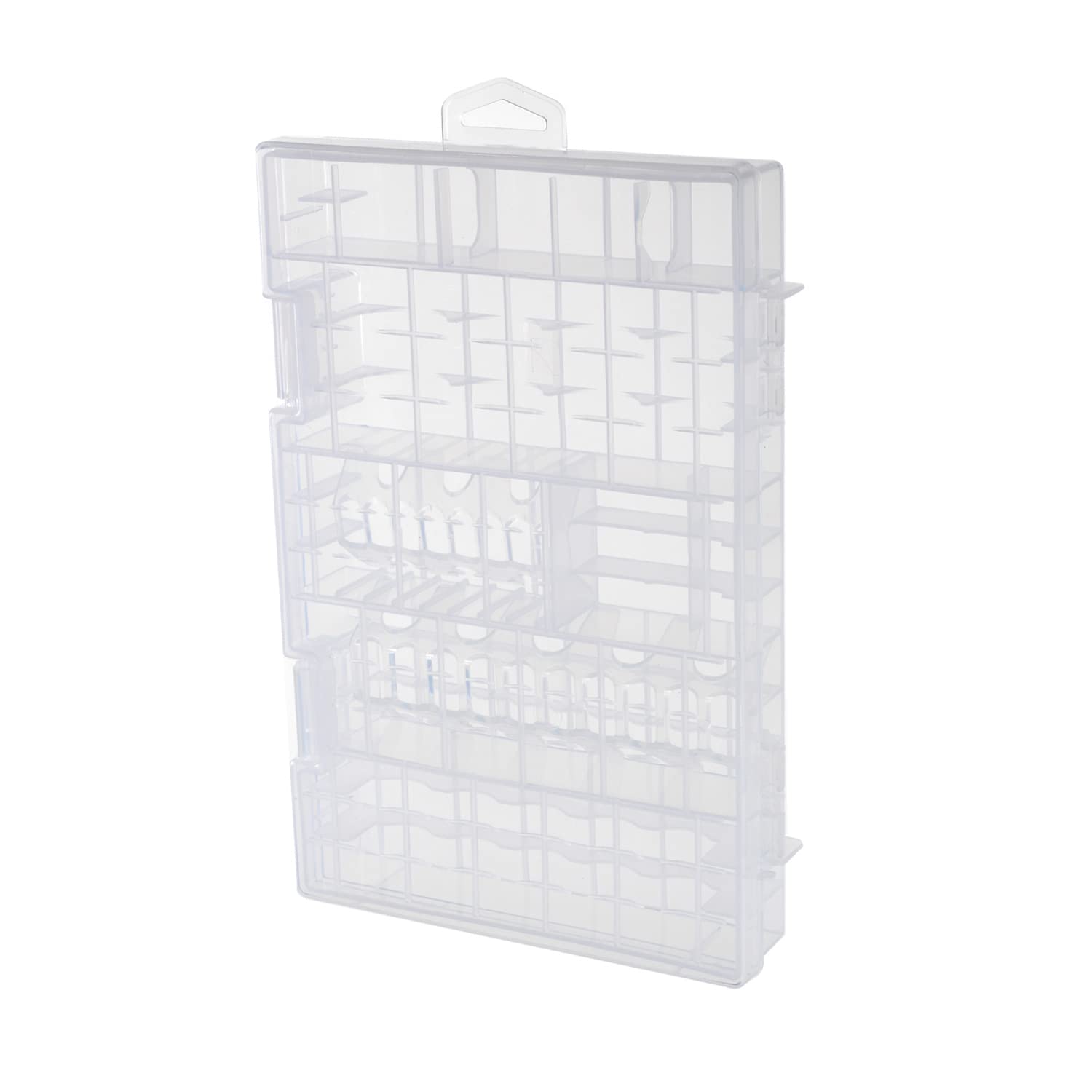 AAA/AA/C/D Battery Storage Case Holder Organizer Box Transparent,Aicosineg