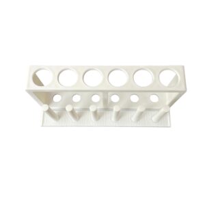 6 Hole Test Tube Rack (6 x 1" (25mm) Tube Holders)