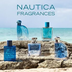 Nautica Oceans Pacific Coast Eau de Toilette 1.6 fl oz (Pack of 1), Notes of Apple, Cyclamen, and Amberwood, Men's Fragrance, Long Lasting, Everyday Fragrance, Travel Size