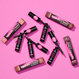 essence | Brow Like A Boss Brow Gel | Waterproof & Smudge Proof Tinted Brow Gel | Vegan & Cruelty Free, Paraben Free (02 | Brown)