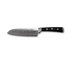 berghoff antigua 7'' santoku knife pp handle with three-rivets ergonomic designed sharp blade