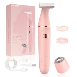 phorra electric razors for women, close womens electric razor with aloe bars for legs arm armpit (b)