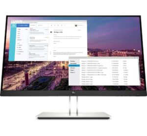 hp e23 g4 23" business full hd monitor - 1920 x 1080 full hd display @ 60hz - ips (in plane switching) technology - 5ms response time - 3-sided micro-edge bezel - edge-lit (renewed)