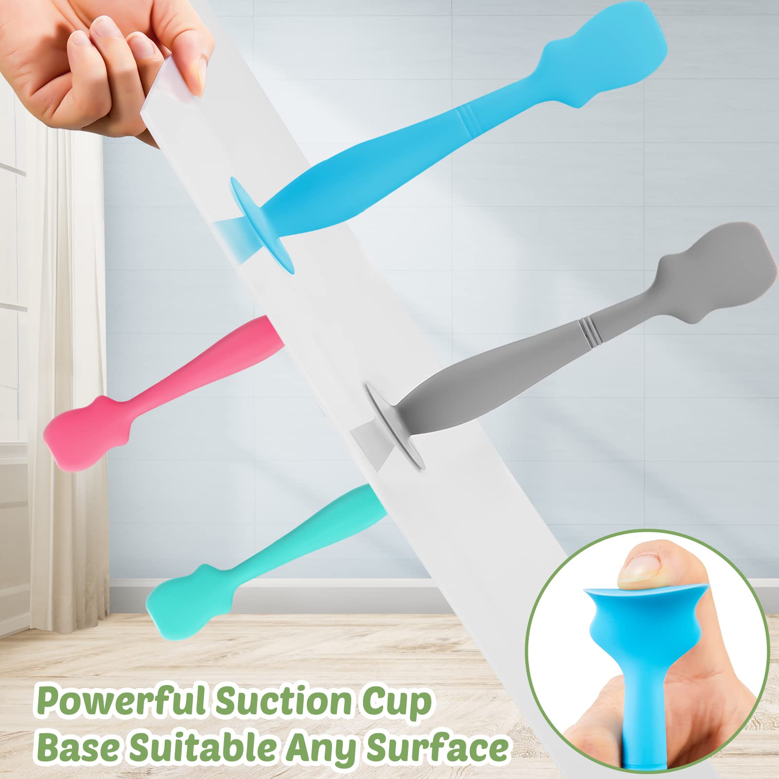 6 Pack Baby Diaper Cream Spatula Applicator Soft Silicone Baby Butt Paste Spatula Diaper Mini Rash Cream Brush for Baby Newborn