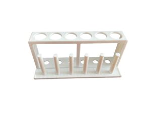 6 hole test tube rack (6 x 1" (25mm) tube holders)