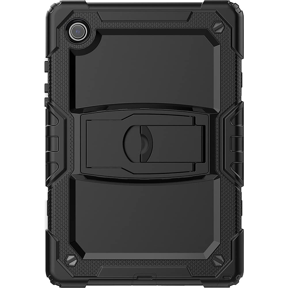 SaharaCase Defence Series Case for Samsung Galaxy Tab A8 10.5 Inch (2021) [Shockproof Bumper] Rugged Protection Antislip Integrated Kickstand - Black