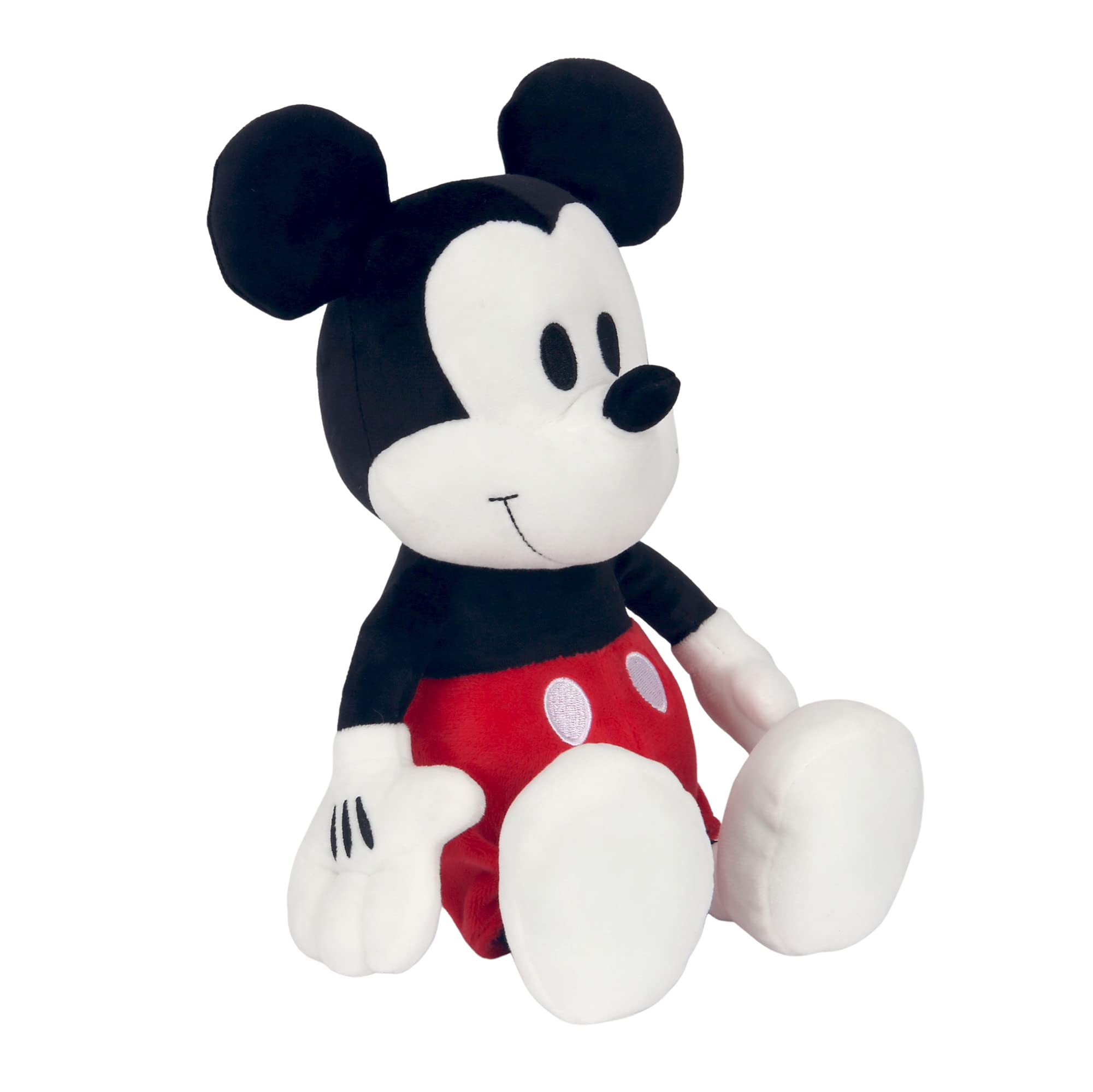 Lambs & Ivy Disney Baby Red/Black Mickey Mouse 14” Stuffed Animal Toy