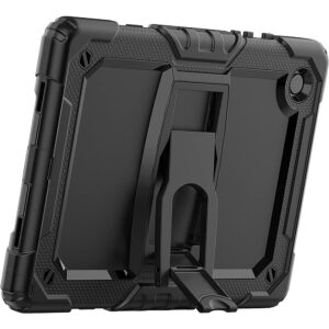 SaharaCase Defence Series Case for Samsung Galaxy Tab A8 10.5 Inch (2021) [Shockproof Bumper] Rugged Protection Antislip Integrated Kickstand - Black