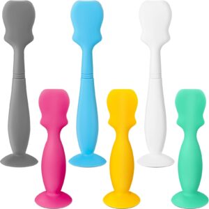 6 pack baby diaper cream spatula applicator soft silicone baby butt paste spatula diaper mini rash cream brush for baby newborn