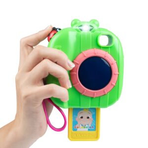 CoComelon Musical Cell Phone & Camera 2-Pack - Interactive Pretend Tech Learning Toy w/ Lights, Sounds & Music - Officially Licensed - Christmas Stocking Stuffer Gift for Preschoolers and Kids - 2+