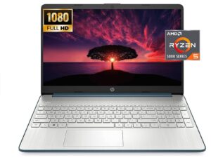 hp 2022 latest laptop, 15.6" fhd (1920 x 1080) ips display, amd ryzen 5 5500u (beats i7-1065g7), up to 4.0ghz, 9 hr battery life, hdmi, webcam, fast charge, type-c, win 11 (16gb ram | 1tb ssd)