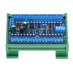 16 Input 16 Output Expansion Board RS485 16 Channel Remote Control Switch Module PLC IO Module DC 6.5‑30V for Smart Home(with Shell)