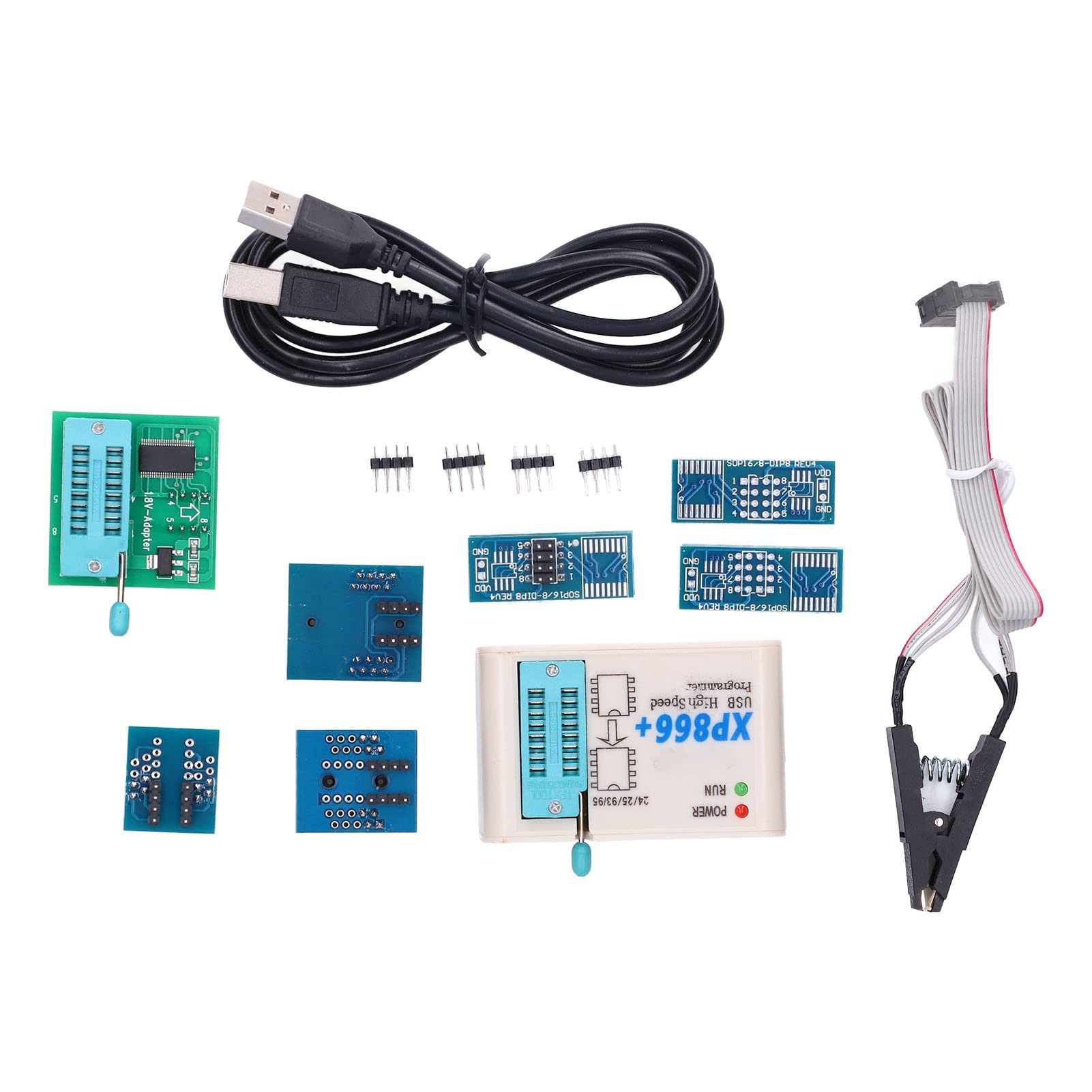 High Speed USB Programmer Kit XP866 SPI Flash Programmer Module BIOS Chip USB Programming Kit for 24 25 93 EEPROM