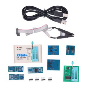 high speed usb programmer kit xp866 spi flash programmer module bios chip usb programming kit for 24 25 93 eeprom