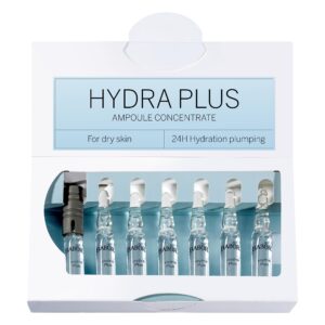 babor hydra plus ampoule concentrate, moisturizing skincare capsule, hyaluronic acid serum, deeply nourish to plump and smooth skin, anti aging serum 7 day treatment