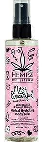 hempz mist beautiful wild orchid & sweet orange body mist spray 4.22oz limited edition