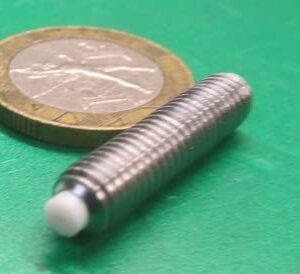 18-8 Stainless Steel Nylon Tip Set Screw M6 × 1 mm x 25 mm Thread Length 5 pcs