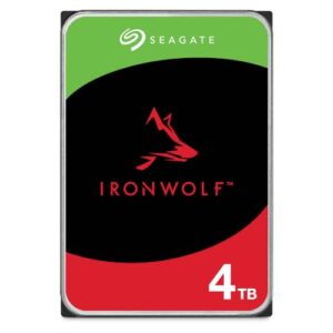 seagate ironwolf st4000vn006 4 tb hard drive - 3.5" internal - sata (sata/600) - conventional magnetic recording (cmr) method