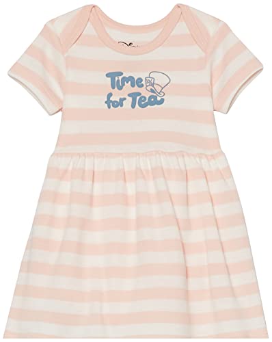 Amazon Essentials Disney | Marvel | Star Wars | Princess Baby Girls' Dresses, Pack of 3, Alice Tea Party, 12 Months