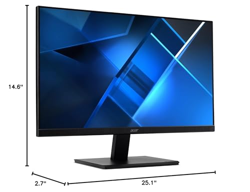 Acer V287K bmiipx 28" Ultra HD 3840 x 2160 IPS Monitor with Adaptive-Sync | 4ms (G to G) | DCI-P3 90% | HDR10 Support | TUV/Eyesafe Certification | Display Port, 2 x HDMI 2.0 and Audio-Out Ports