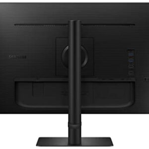 SAMSUNG S40A Series 27-Inch FHD 1080p Computer Monitor, 75Hz, IPS Panel, HDMI, DisplayPort, USB-C, Height Adjustable Stand, 3 Yr WRNTY (LS27A400UJNXZA),Black