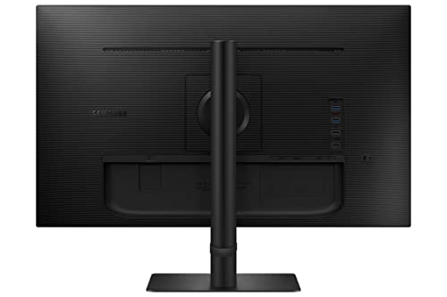 SAMSUNG S40A Series 27-Inch FHD 1080p Computer Monitor, 75Hz, IPS Panel, HDMI, DisplayPort, USB-C, Height Adjustable Stand, 3 Yr WRNTY (LS27A400UJNXZA),Black