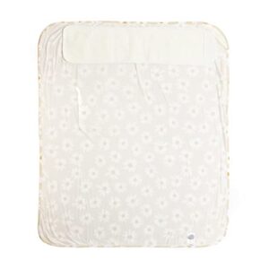 Freshly Picked Swaddle Blanket, One-Size-fits-All, Daisy Fields