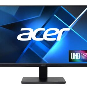 Acer V287K bmiipx 28" Ultra HD 3840 x 2160 IPS Monitor with Adaptive-Sync | 4ms (G to G) | DCI-P3 90% | HDR10 Support | TUV/Eyesafe Certification | Display Port, 2 x HDMI 2.0 and Audio-Out Ports