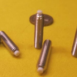 18-8 Stainless Steel Nylon Tip Set Screw M6 × 1 mm x 25 mm Thread Length 5 pcs